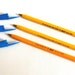 Bic Ballpoint Pens Yellow Blue F25 PF49 Deluxe Fine Point USA