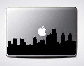 Items similar to Louisville Skyline Macbook Decal With Writing ...