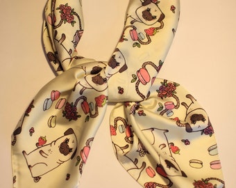 Pug scarf | Etsy
