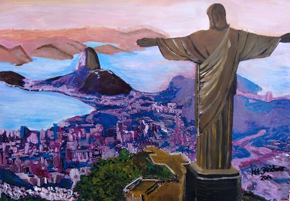 Rio De Janeiro With Christ The Redeemer Limited Edition Fine