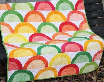 Anemone quilt patterninstant download PDF by alittlecrispy on Etsy