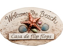 Popular items for beach welcome sign on Etsy