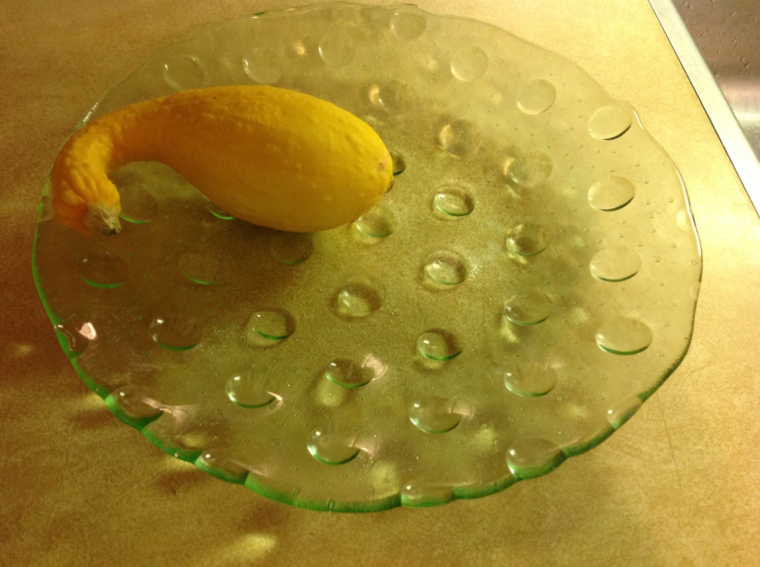 Vintage Green Coin Dot Shallow Serving Dish – Haute Juice