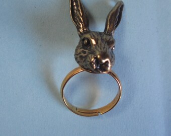 Rabbit ring | Etsy