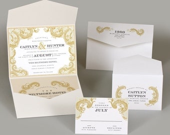 Unique regal invitations related items | Etsy