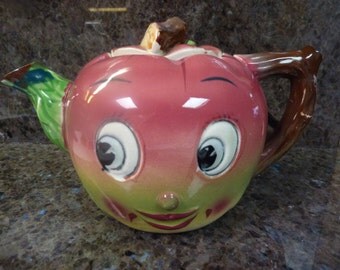 Popular items for apple teapot on Etsy