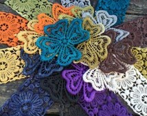 Popular items for hand dyed lace on Etsy