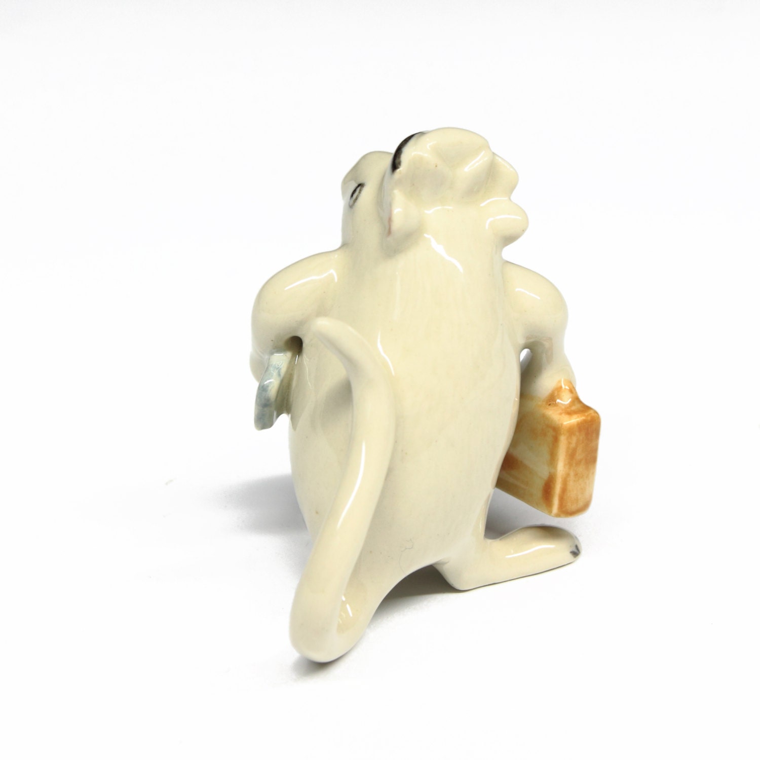 Animals Ceramic Nurse Rat or Mouse Figurine Hand by FocusLampang
