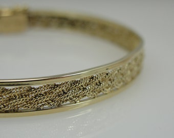 Unique gold filigree bangle related items | Etsy