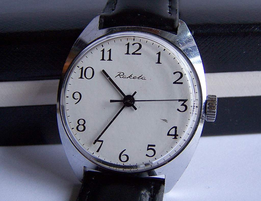 Soviet Watch Raketa Rocket Russian Men’s Mechanical Wristwatch USSR ...