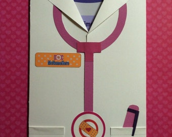 Doc McStuffins Lab Coat Card