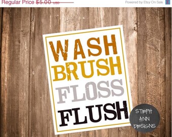 Popular items for flush sign on Etsy