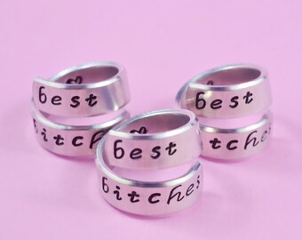 Besties match ring | Etsy