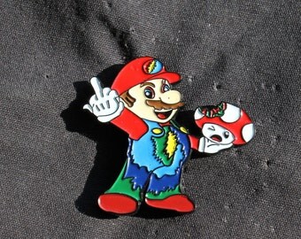 Shroomin Mario Hat Pin - Limited Edition of 200