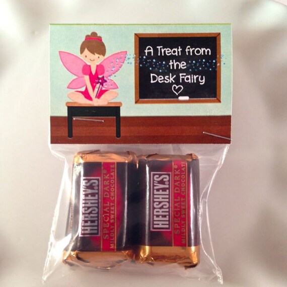 Desk Fairy Treat Bag Toppers. Instant DIGITAL by TheGraphicBird