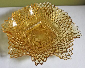 Amber candy dish | Etsy