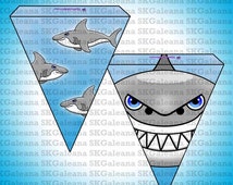 Popular items for shark banner on Etsy