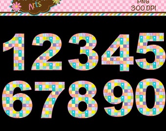Popular items for numbers clipart on Etsy