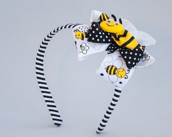 Happy bumble bee Headband!