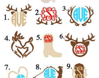 Popular items for country monogram on Etsy