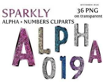 Popular items for glitter alphabet on Etsy