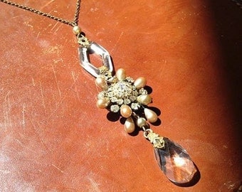 Popular items for flapper necklace on Etsy