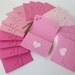 Mini note cards Mini notecards Pink Perfect Tri-fold