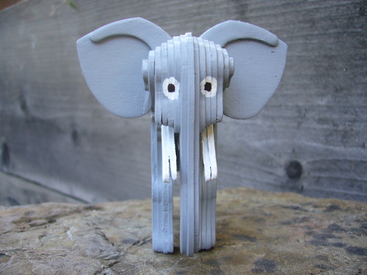Elephant 3D Modeling Craft Kit Recycled Paper Figurine
