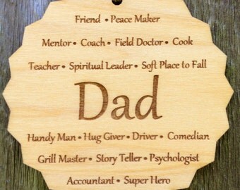 All Dad Does Keepsake: Personalized Father's Day Gift, New Dad Gift ...