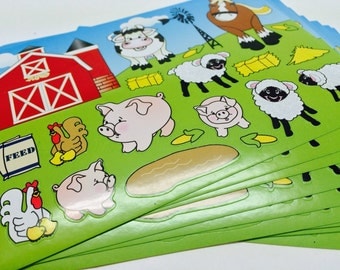 Popular items for farm animal stickers on Etsy