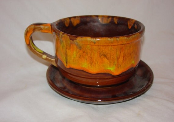 cal orig Pottery california Original 273-174-17G USA Large Cup