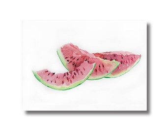 Watermelon painting | Etsy