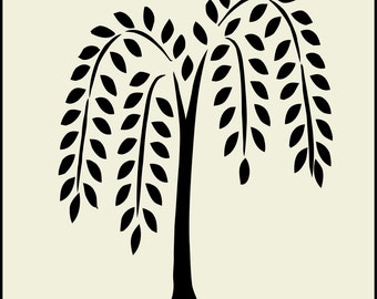 Popular items for tree stencil on Etsy
