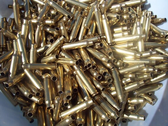 223/556 brass shell casings 500 rounds of once fired mixed