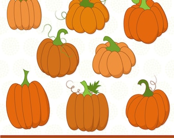 Pumpkin clip art | Etsy
