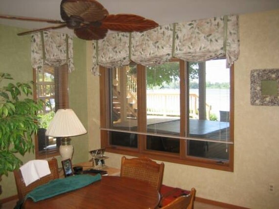 Custom Window Treatments STRAPPY VALANCE made to order your