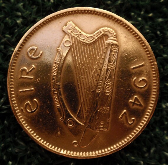 Irish 1/2d Penny Halfpenny Half Penny Ha' Penny Sow