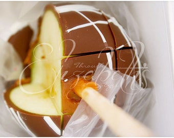 Popular items for chocolate covered apples on Etsy