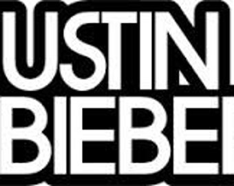 Justin bieber decal | Etsy