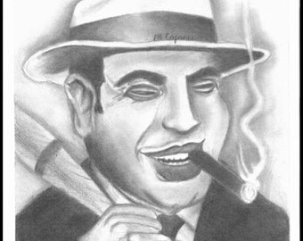 Al Capone Drawing