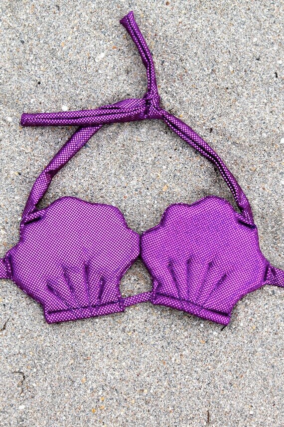 Seashell Top that matches all of our Mermaid by MagicalMermaidsLLC