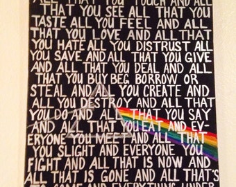 Popular items for pink floyd art on Etsy