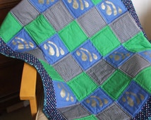 Unique painted patchwork related items | Etsy