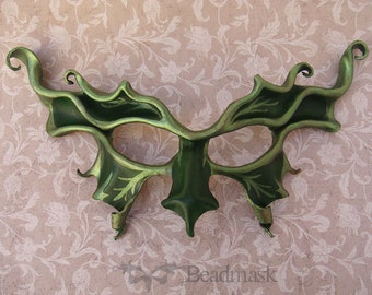 Leather Mask - Wood Elf or Summer Greenman