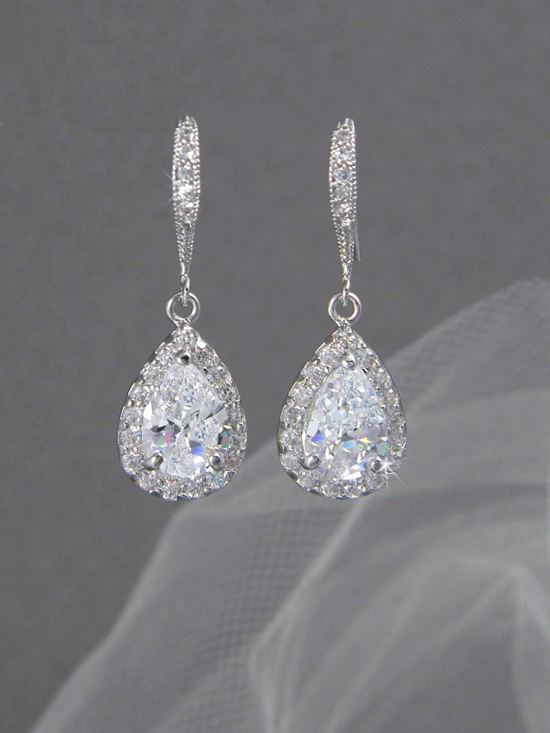BRIDAL EARRINGS Pastal Names BRIDAL EARRINGS Pastal Names