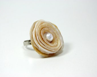 Popular items for seashell ring on Etsy