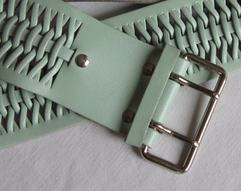 Popular items for mint green belt on Etsy