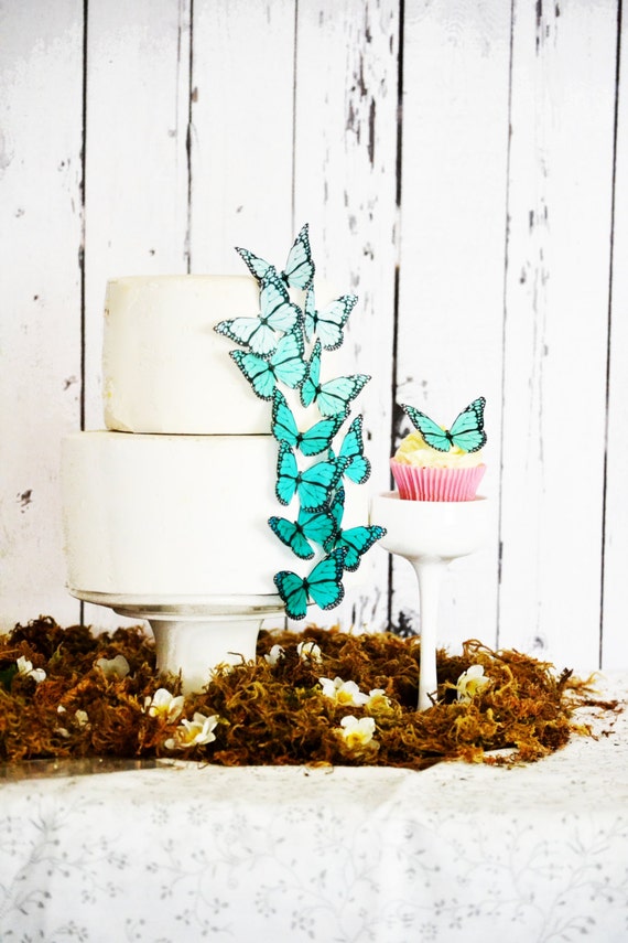 Edible Ombre Monarch Butterflies - Food Decorations - Edible Butterfly ...