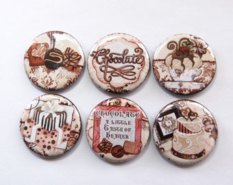 Funny Magnets Humor Button magnets Kitchen by KellysMagnets