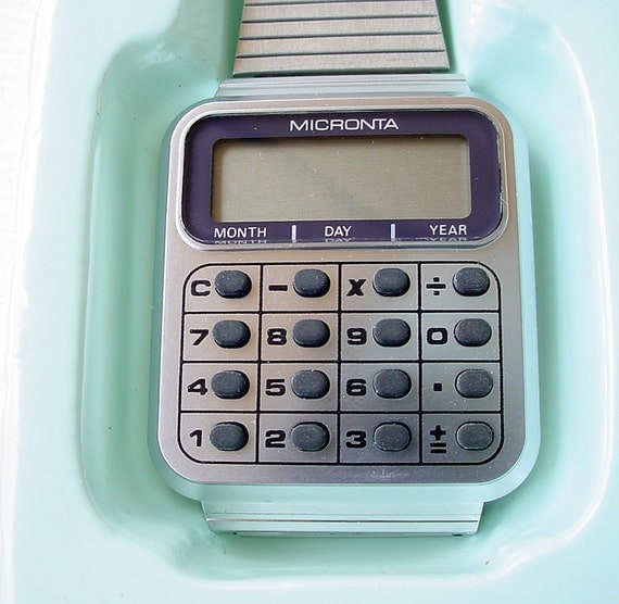 Vintage Radio Shack Micronta Calculator Watch with Alarm